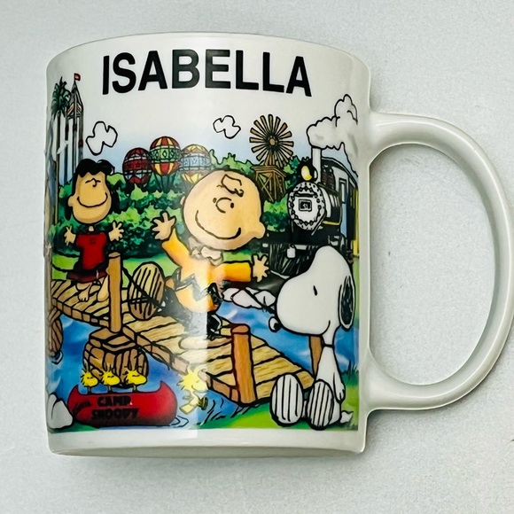 Knott’s | Kitchen | Camp Snoopy Peanuts Personalized Isabella Coffee ...